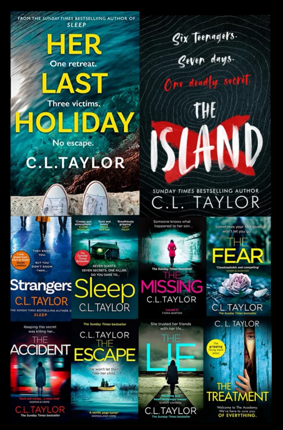 Novels – C.L. Taylor – The Sunday Times Bestseller